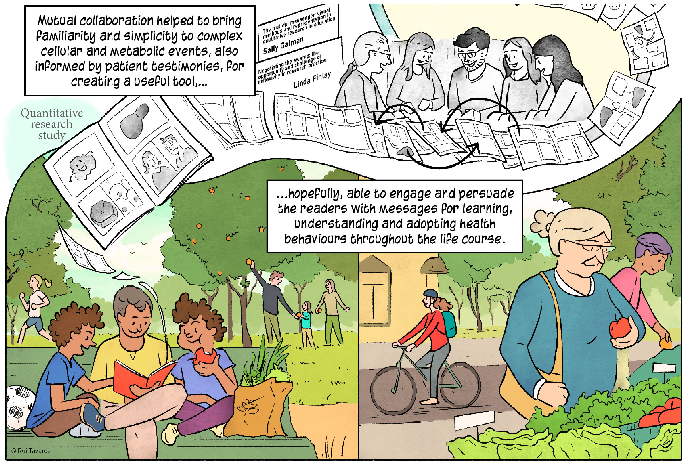Researchers launch comic book model to be used in health awareness and research actions | CNC UC
